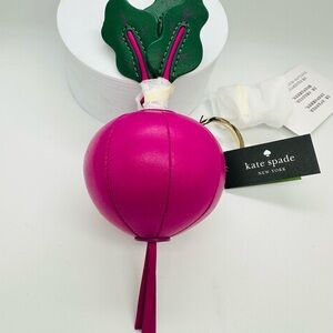 kate spade | Accessories | Kate Spade Harvest Time Beet Keychain Key ...